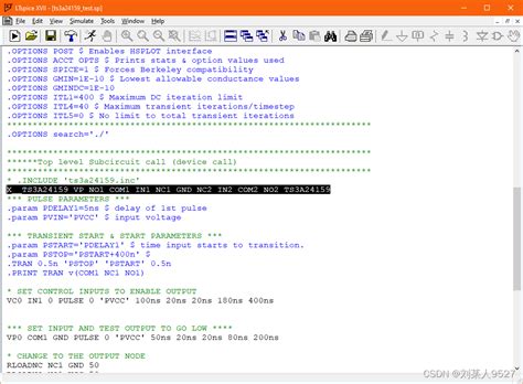 Ti Tina9 导入spice Lib文件显示文件为空的解决方法cir文件用ltspice打开 Csdn博客