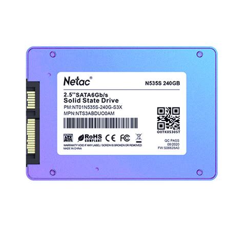Netac N535S 240GB SATA-III SSD Price in Bangladesh - Tech Land BD