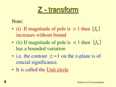 PPT Z Transform PowerPoint Presentation Free Download ID 6815634
