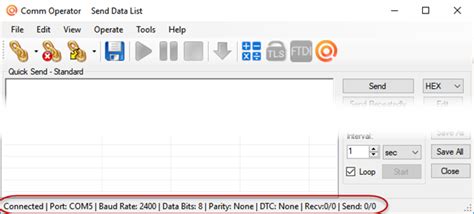 test pelco d protocol with comm operator serial port tool
