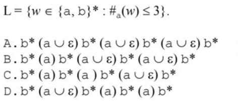Theory Of Computation Regular Expression Model Practice Questions For Gate Toc Question 1