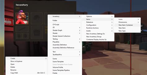 Creating Container Item Ultimate Grid Inventory Docs RushAssets