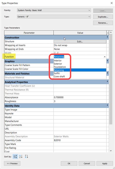 Wall Properties Base And Top Constraint Seem To Be Copied From Columns Autodesk Community