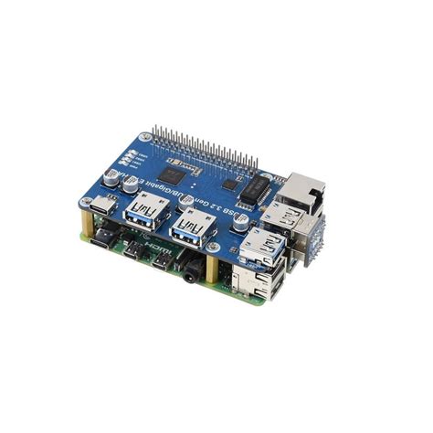 Buy Waveshare USB Gen And Gigabit Ethernet HUB HAT For Raspberry Pi X USB X Gigabit ETH