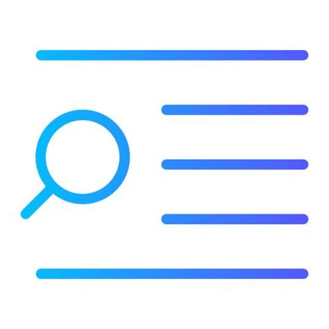 Alignment Generic Gradient Icon