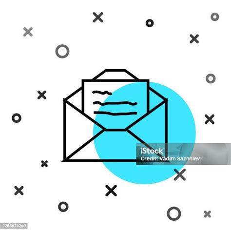 흰색 배경에 격리 된 검은 줄 인사말 카드 아이콘 초대장 또는 인사말 카드에 대한 축하 포스터 템플릿 임의동적 모양 벡터 검은색에 대한 스톡 벡터 아트 및 기타 이미지