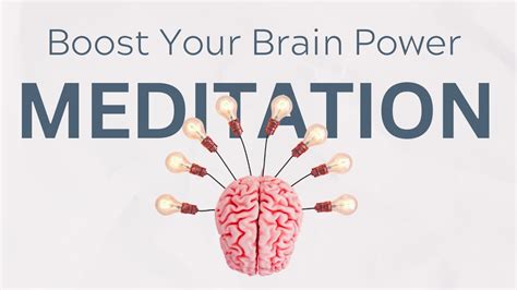 Boost Your Brain Power 5 Minute Daily Meditation Youtube