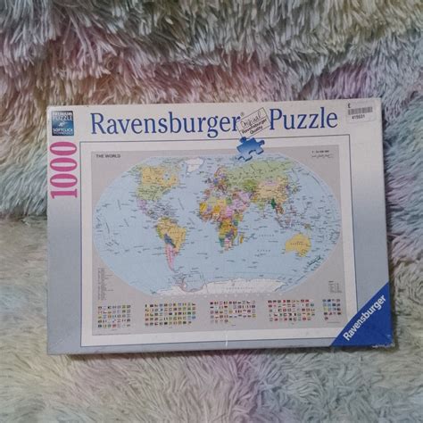 World S Map Jigsaw Puzzle Pcs Hobbies Toys Toys Games On Carousell