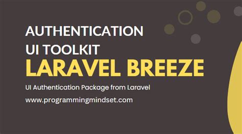 Laravel Breeze Install Step By Step Guide