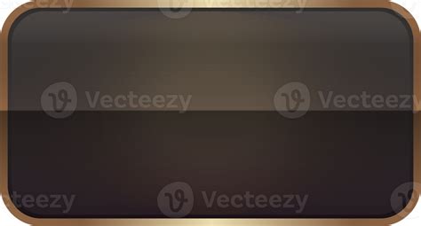 Empty Button In Medieval Style For Ui Design Classic Bar And Frame
