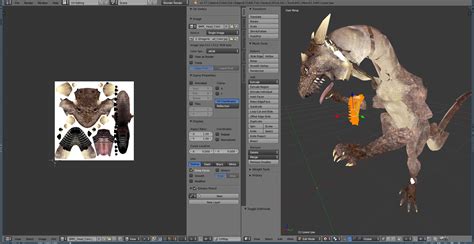 mesh splitting up a texture and object into different parts blender