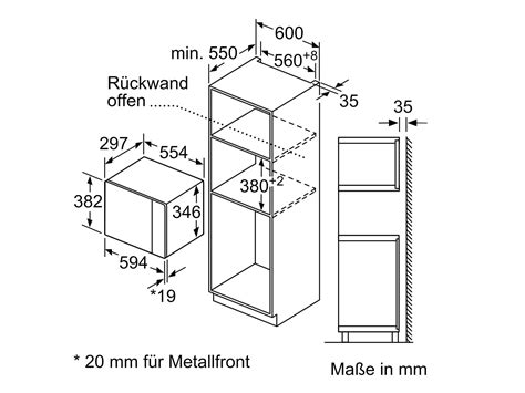 Bosch BFL523MS0 Einbau-Mikrowelle Edelstahl