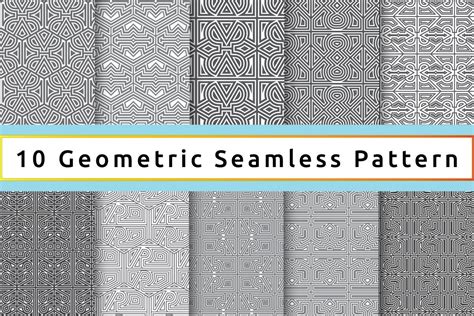 Geometric Shapes Pattern Background Graphic By Abdussamad · Creative Fabrica