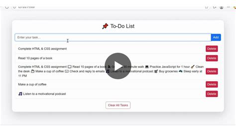 Webdevelopment Javascript Bootstrap Html Css Frontend Todolistapp Codingjourney