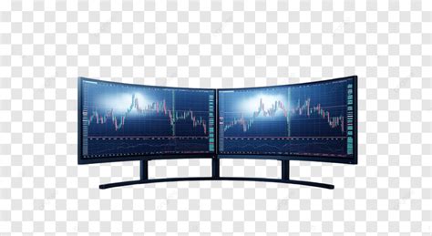 dual monitors displaying stock charts dual trading monitors stock