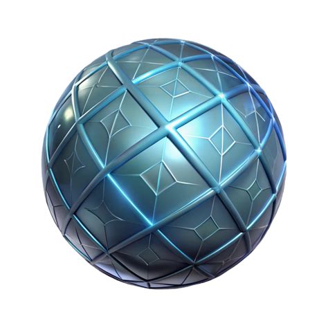 Geometric Sphere 3d Render A Dynamic Depiction Of A Sphere Navigating A World Of Geometry