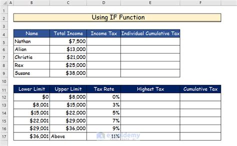 Income Tax Computation In Excel Format 4 Suitable Solutions