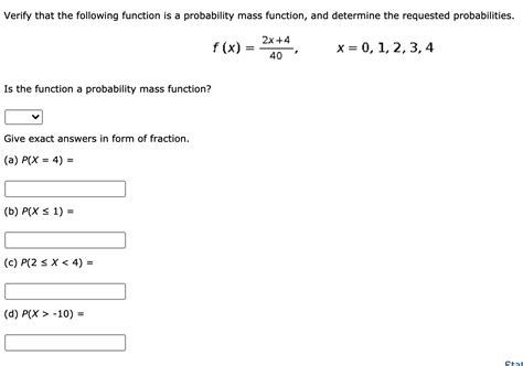 Solved Verify That The Following Function Is A Probability Chegg