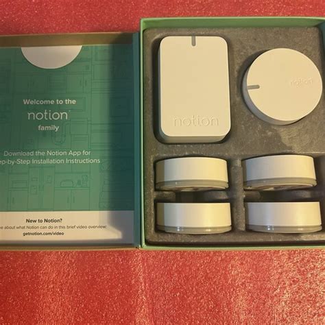Notion Other Notion All In One Smart Home Monitoring System Sensors Magnet Bridge Poshmark