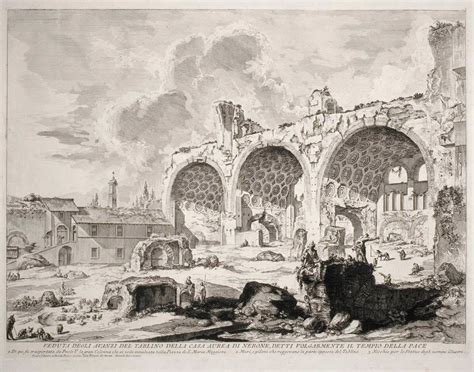 Giovanni Battista Piranesi Piranesi Etching Of Hadrians Ancient