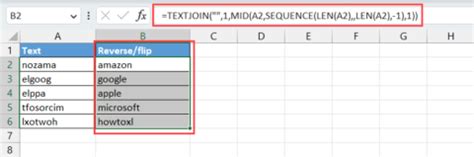 Ways To Reverse Text In Microsoft Excel How To Excel