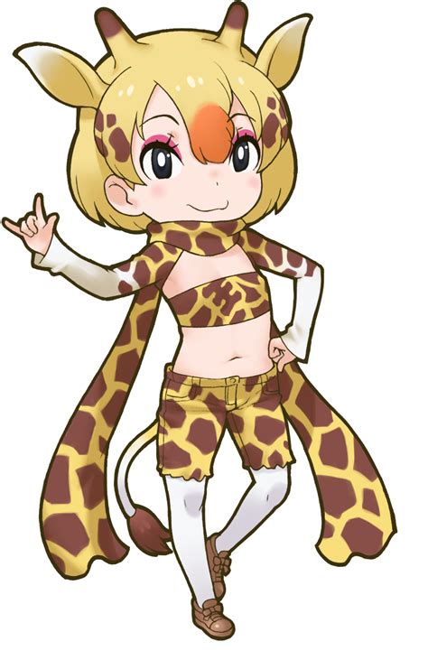 Yoshizaki Mine Juuou Giraffe Kemono Friends Kemono Friends Game Cg