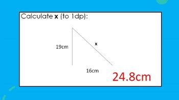 Pythagoras Theorem Maths Bingo Game Activity By Worksheet Whisperer