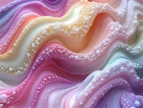 Repeating Organic Shapes Resembling Fractal Like Fluid Dynamics Blending Natural Flow And