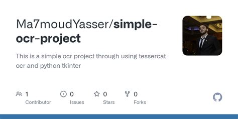 github ma7moudyasser simple ocr project this is a simple ocr project