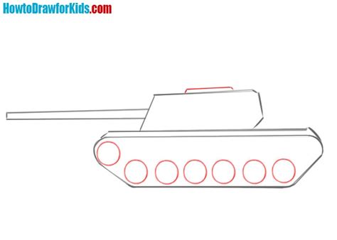 Drawings Of Army Tanks Step By Step