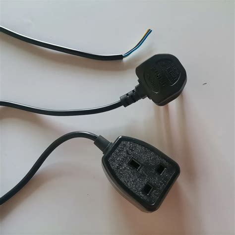 250v 13a Iec C14 Male Plug To Uk Bs1363 Female Socket Power Adapter Cable 0 3m 0 6m Buy 250v