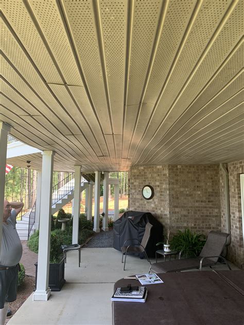 Alterative To Wavy Vinyl Solutions Upside Deck Ceiling