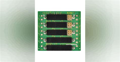 3u openvpx 5 slot backplane with vita 67 rf connectivity military