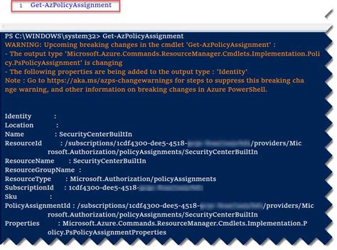 Get Azpolicyassignment Azure Lessons