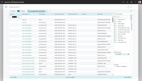 Auditing Changes Business Central Microsoft Learn