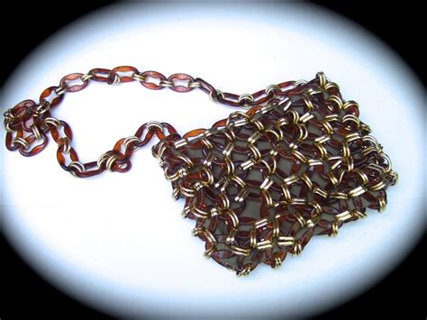 1970s Italian Tortoise Shell Lucite Ring Shoulder Bag Etsy