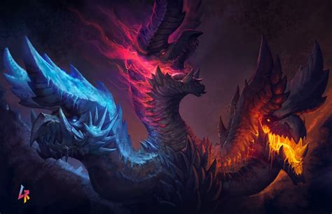 Alatreon Monster Hunter Drawn By Chipyray Danbooru