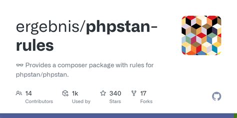Github Ergebnisphpstan Rules 👓 Provides A Composer Package With Rules For Phpstanphpstan