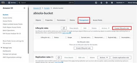 Create An Amazon S3 Bucket Upload File And Configure Lifestyle