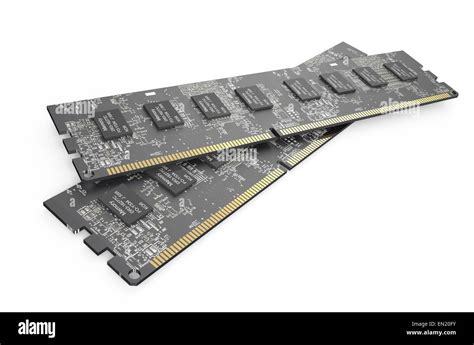 DDR Memory Modules Isolated On White Background Stock Photo Alamy