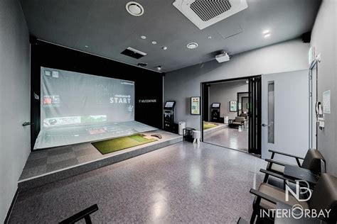 골프 깔끔한 스타일에 군더더기 없는 스크린골프 인테리어 인테리어베이 상업공간