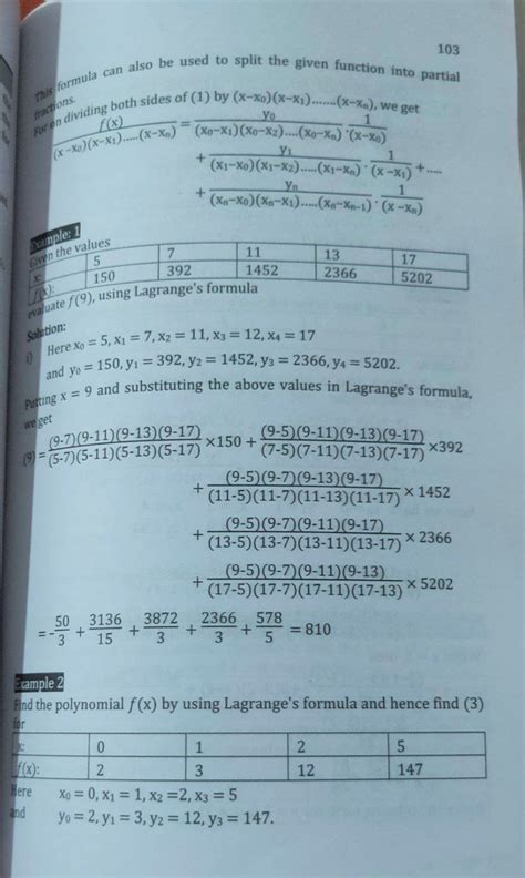 Campus Book Unit V Interpolation With Unequal Intervals Numerical Analysis Book PDF Fourth