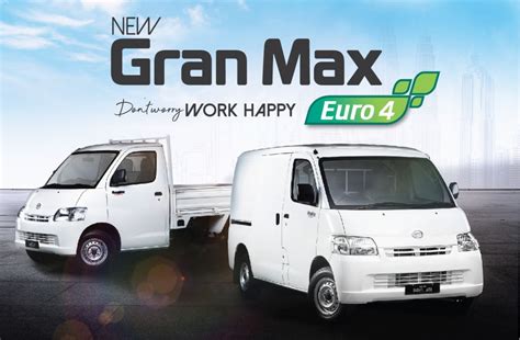 Daihatsu Gran Max 15l Euro 4 Launched In Malaysia Replaces Euro 2