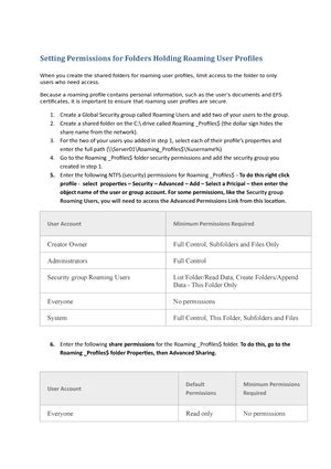 Lab 7 2 How To Enable Roaming Profiles On Windows Server How To Enable Roaming Profiles On