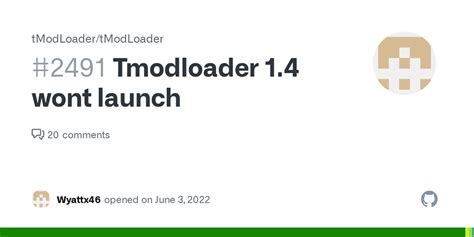 Tmodloader Wont Launch Issue TModLoader TModLoader GitHub