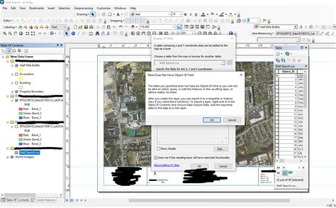 Arcgis Desktop ArcMap Says There Is No Object ID Field But There Is Even After Exporting