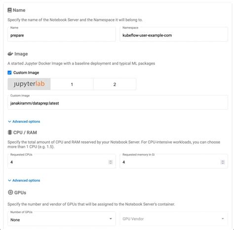Update Configure A Kubeflow Jupyter Notebook Server For Data Preparation InApps Technology