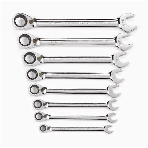 Kd Tools Gearwrench 9533n Offset Reversible 8pc Sae