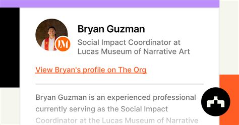 Bryan Guzman Social Impact Coordinator At Lucas Museum Of Narrative Art The Org