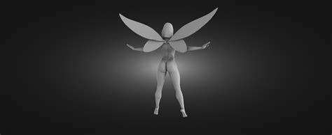Sexy Naked Fairy STL File For Cults